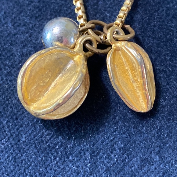 Casual Corner | Jewelry | Matte Gold Organic Pods Necklace | Poshmark